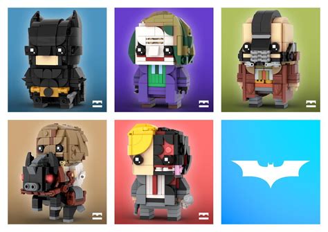 Lego Moc The Dark Knight Brickheadz Collection Lego Moc The Dark