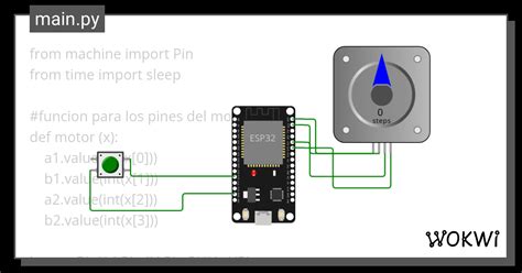 Motor A Pasos De 2 Velocidades Wokwi Esp32 Stm32 Arduino Simulator