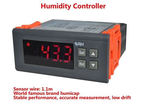 Hc 110m Digital Humidity Controller Led Digital 10a 16a 30a Relay With Humidity Sensor For