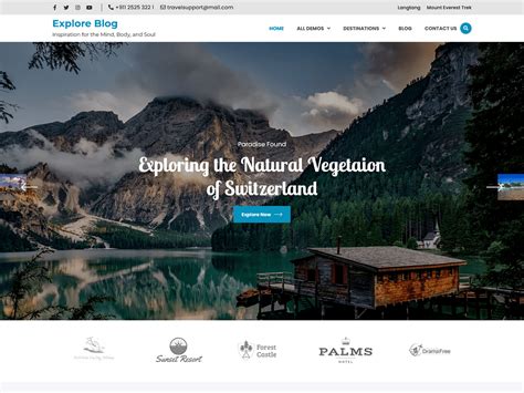 Explore Blog Wordpress Theme