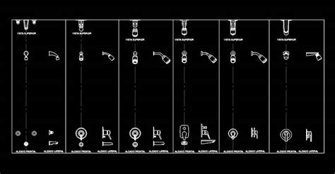 Bloques De Duchas En Autocad Dwg Gratis Dwgautocad