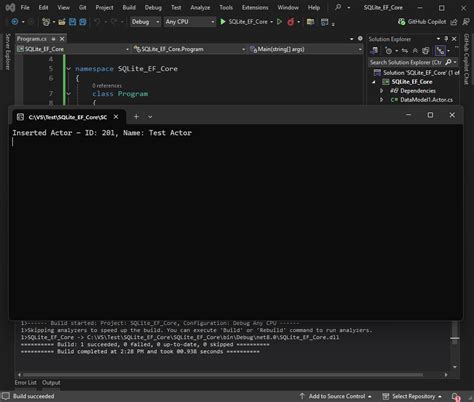 Connect To Sqlite With Entity Framework Core — C Guide