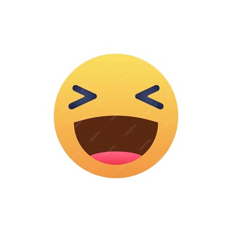 Premium Vector Facebook Emoticon Button Wow Emoji Reaction For Social Network