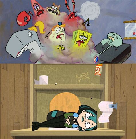 Gwen Disgusted By Spongebob Characters Blob By Charlesswag673 On Deviantart