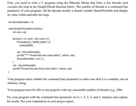 Solved First You Need To Write A C Program Using The