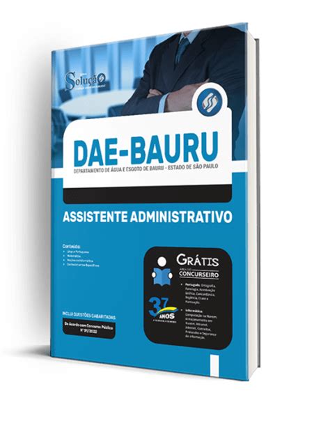 Apostila Dae Bauru Sp Assistente Administrativo