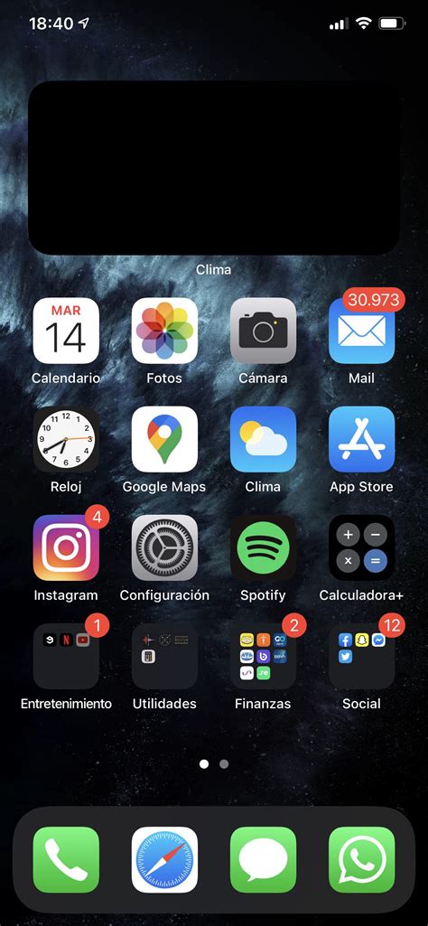 Anyone Has This Black Weather Widget Bug Too R Ios14