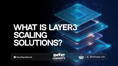 What Is Layer 3 Scaling Solutions Smart Liquidity Research