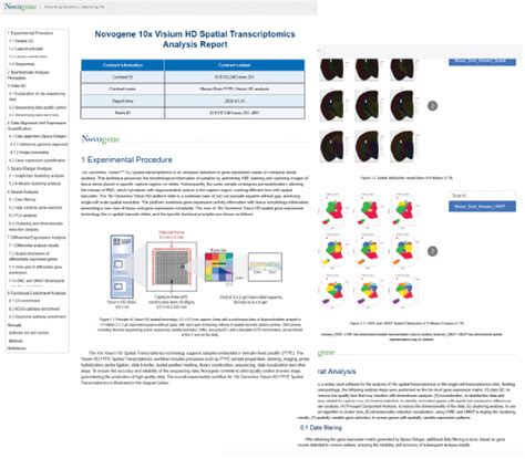 Novogene Presales For Single Cell Spatial Gene Expression With Visium Hd