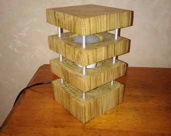 Strange Wood Lamp Penis Shape Handmade Item Gag Gifts