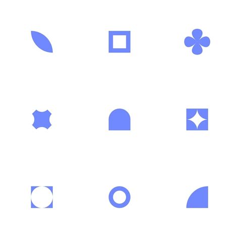 브루탈리스트 추상적인 기하학적 모양 바우하우스 멤피스 디자인 터 프리미엄 벡터