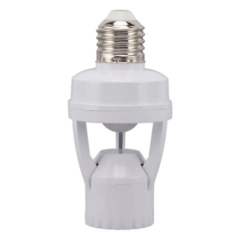 Motion Sensor Light Socket Pir Motion E27 Screw Bulb Adapter Auto On Off Night Light Control