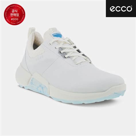 핫딜 클리어런스특가 에코코리아정품 2023 에코 바이옴 H4biom H4 골프화 화이트 108244 01007