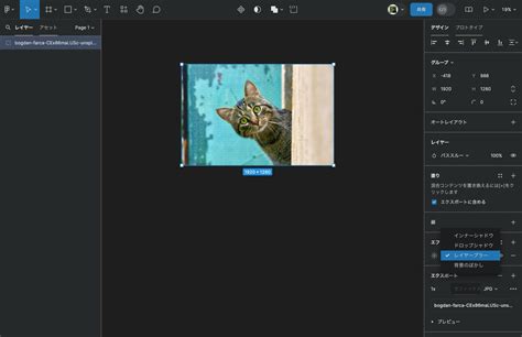Figmaでぼかしをかける方法。写真にぼかしを入れたいとき。 メモ いがわ