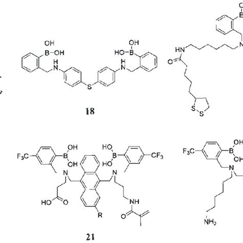 The Chemical Structures Of Electrochemical Sensors 17 22 Download Scientific Diagram