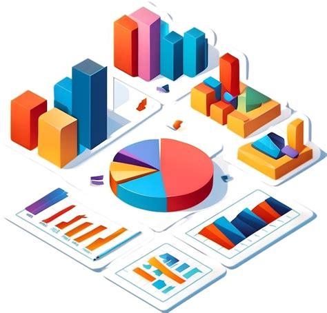 Premium Photo Chart Illustration Collection Infographic Vector Set Data Visualization Design