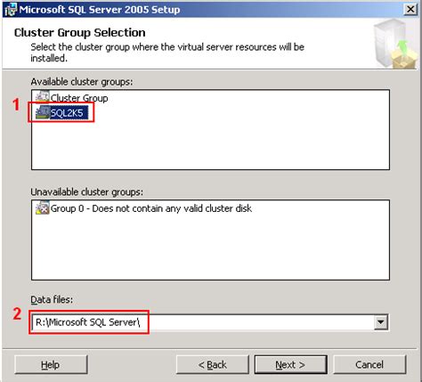Getting Started With MSCS Part Create MSSQL Server Cluster