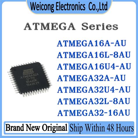 Atmega16a Au Atmega16l 8au Atmega16u4 Au Atmega32a Au Atmega32u4 Au