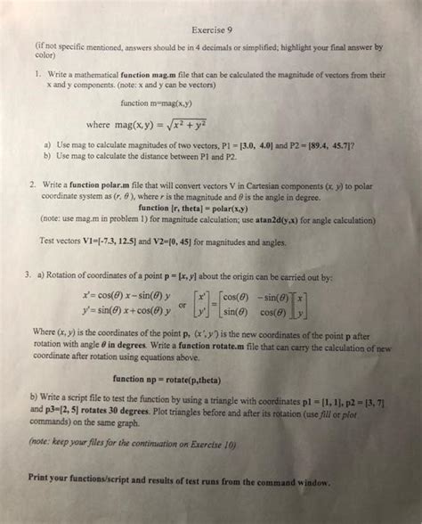 Solved If Not Specific Mentioned Answers Should Be In 4