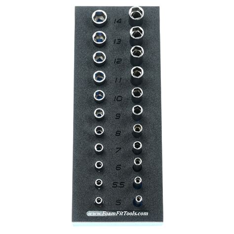 Foam Organizer For Shadowing Sockets Foam Organizer For Shadowing Sockets