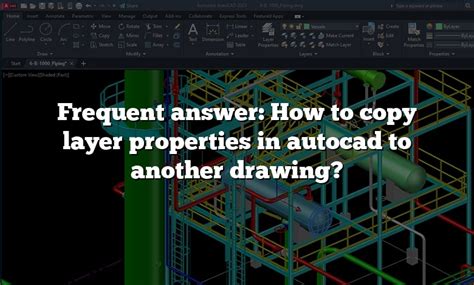 Frequent Answer How To Copy Layer Properties In Autocad To Another Drawing