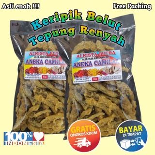 Jual Kripik Keripik Belut Tepung Gurih Enak Cemilan Camilan Ndeso Jajanan Jajan Lebaran Khas
