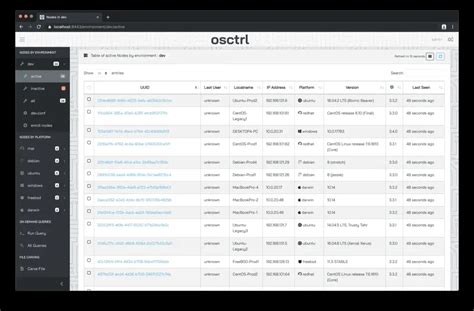 osctrl fast and efficient osquery management