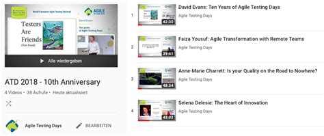 Agile Testing Days News