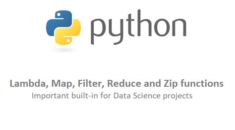 Map Filter Reduce And Lambda Function In Python By Engr Muhammad Tanveer Sultan Medium