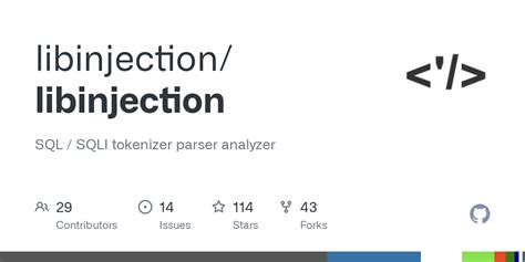 github libinjection libinjection sql sqli tokenizer parser analyzer