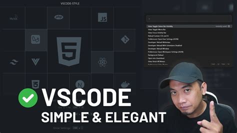 Buat Tampilan Vscode Jadi Minimalist Dan Elegan Seperti Ini Youtube