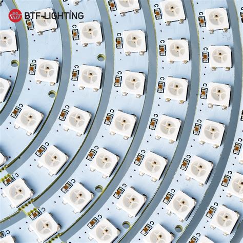 Ws2812b Diy Rgb Led Ring 148 To 241 Pixels Ws2812 Round Modules Sk6812