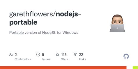 Github Garethflowersnodejs Portable Portable Version Of Nodejs For