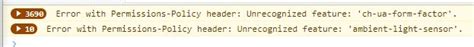 Iframe Error With Permissions Policy Header Unrecognized Feature