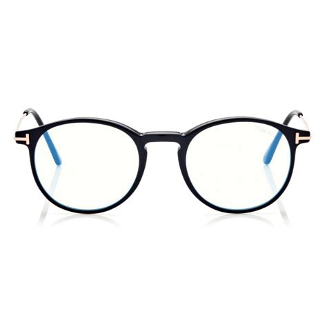 Tom Ford Round Optical Glasses Black Ft5759 B Optical Glasses