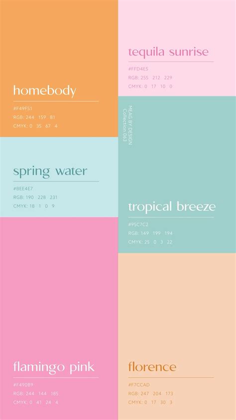 Summer Color Palette Hex Codes Artofit