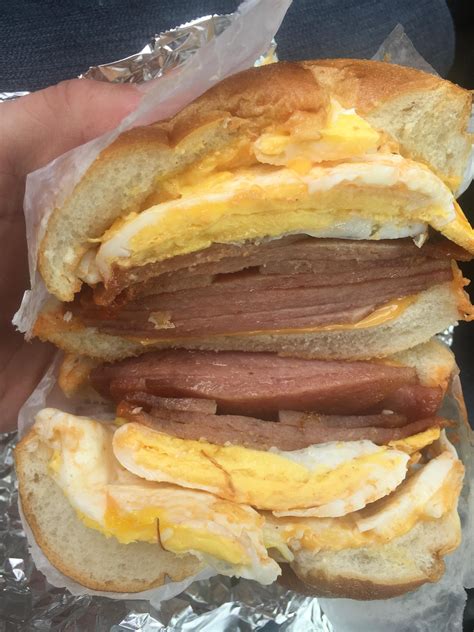 I Enjoyed A Giant Pork Roll Egg And Cheese Sandwich Food Meal Foods Healthyfood Keto Food