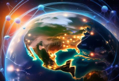 Communication Technology For Internet Business Global World Network