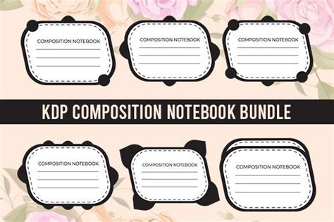 Composition Notebook Labels Tags Graphic By Graphictrend Creative Fabrica