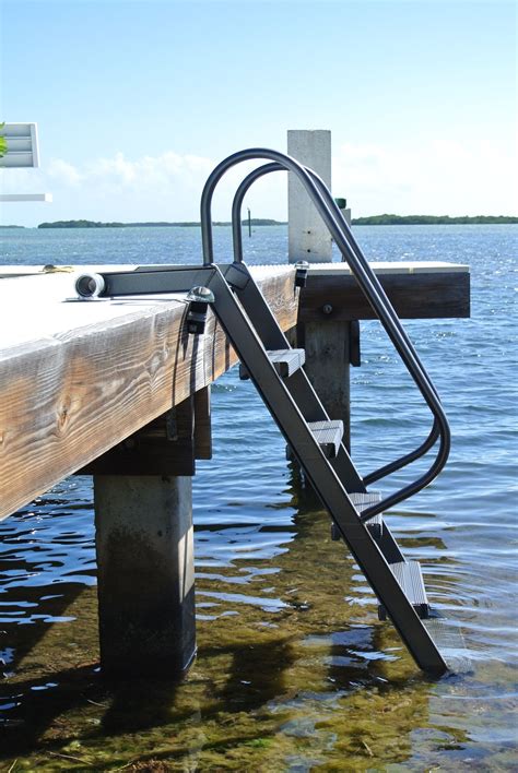 Wetsteps® Bolt Together Ladder — K R Manufacturing Lakefront Living Lake Dock Lake House
