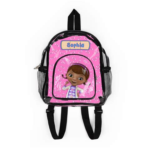 Personalized Doc Mcstuffins Clear Backpack Etsy