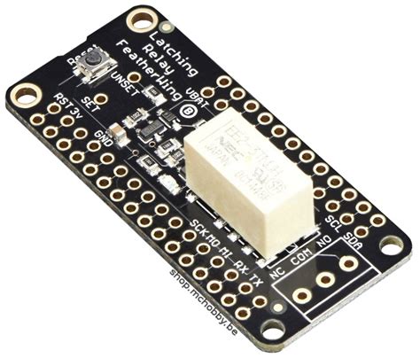 Découvrir Le Relais 2 états Latching Relay Avec Feather Mchobby Le Blog
