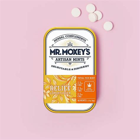 Buy Relief Lemon Ginger Mints Thccbdcbg Maryjae