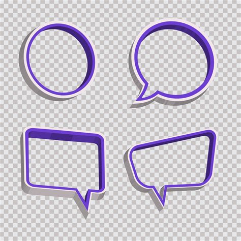 3d Speech Bubble Dialogue Box 3d Text Box Chatting Box Or Live