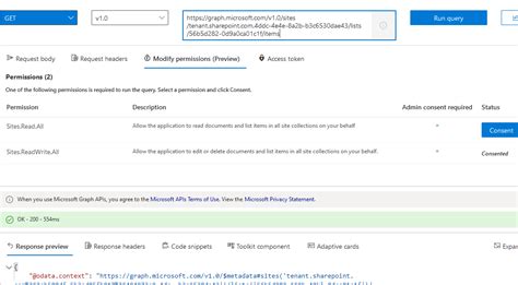 How Can I Use Ms Graph Apis To Read Sharepoint Lists Stack Overflow