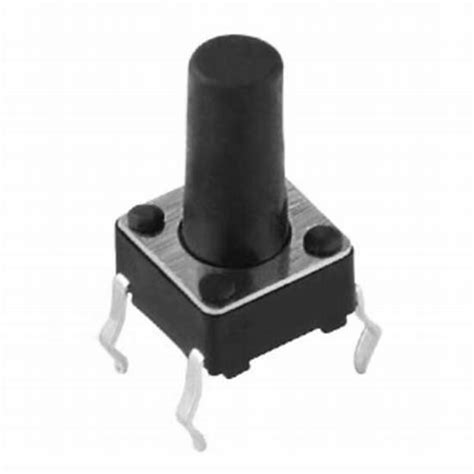 Pulsador Boton Switch 6x6x8mm Pcb 4 Pin Tecnoconciencia