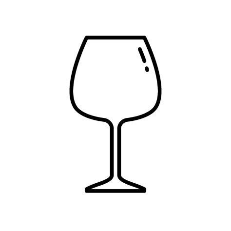 Drink Glass Icon With Stem 35690426 Vector Art At Vecteezy