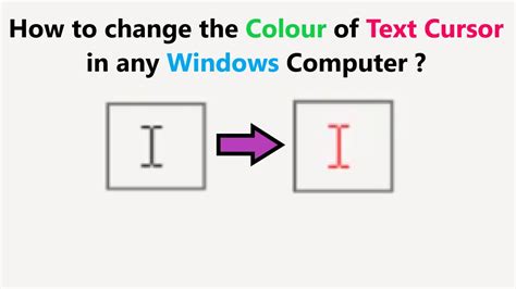 How To Change The Color Of Cursor In Windows Kjapalm