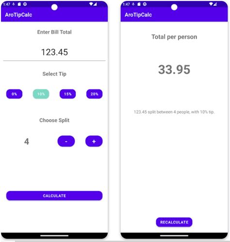 Arora Tip Calculator Android Arora Software