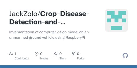 Github Jackzolocrop Disease Detection And Classification Model Using Tensorflow Lite For